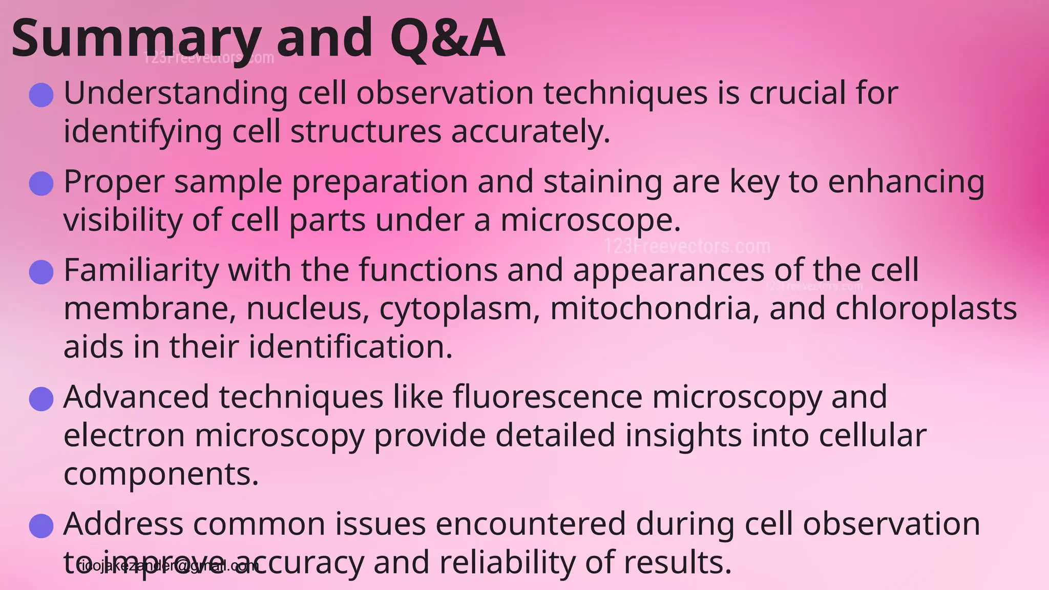sci 7 q2 2 Use proper techniques in observing and identifying the parts ...