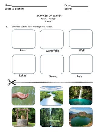 sci7 q4_ water sources activity sheet #1 | DOCX
