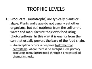 Sci7 Tropic Levels and Niches Organisms.pptx