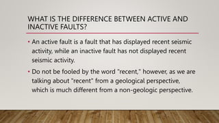 SCI 8 -PPT ON FAULTS.pptx | Geology | Science