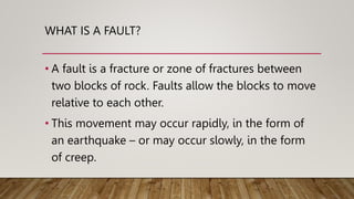 SCI 8 -PPT ON FAULTS.pptx | Geology | Science