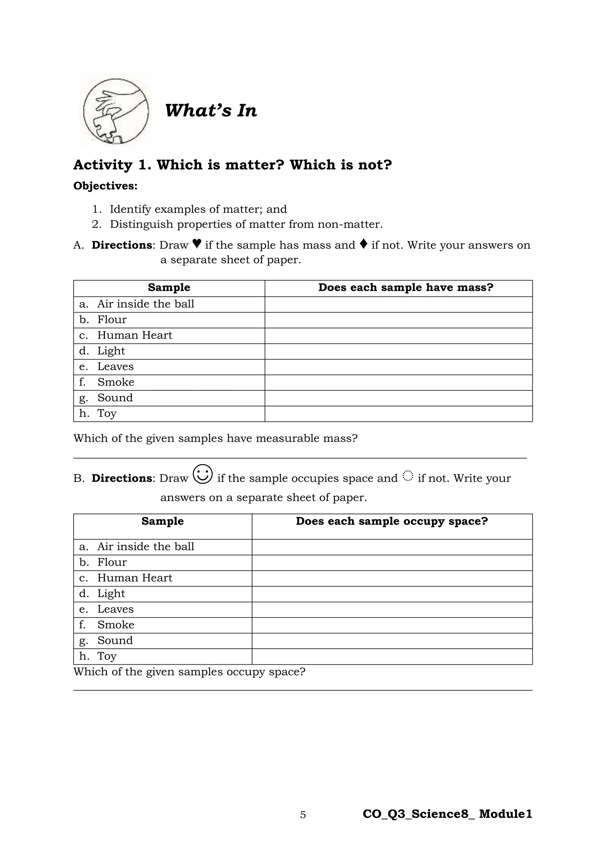 Science 8, 3rd quarter,module 1--------- | PDF