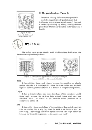 Science 8, 3rd quarter,module 1--------- | PDF