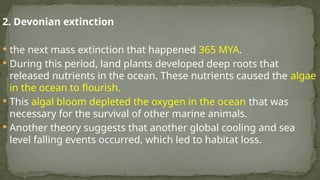 SCIENCE9-Mass Extinction,TYPES OF MASS EXTINCTION.pptx