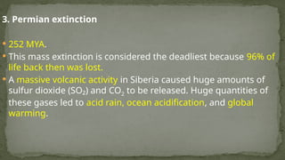 SCIENCE9-Mass Extinction,TYPES OF MASS EXTINCTION.pptx