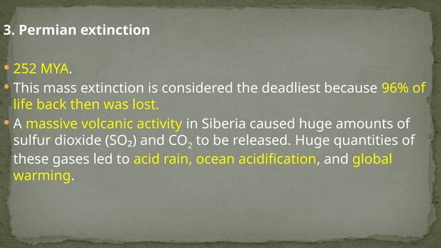 SCIENCE9-Mass Extinction,TYPES OF MASS EXTINCTION.pptx