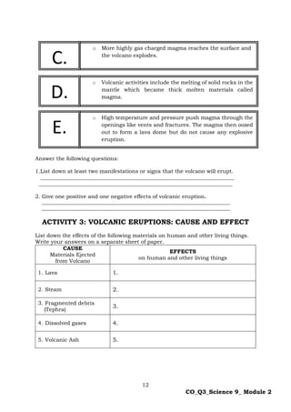 SCIENCE GRADE9 QUARTER3 MODULE WEEK 2PDF | PDF