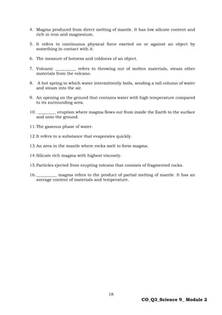 SCIENCE GRADE9 QUARTER3 MODULE WEEK 2PDF | PDF