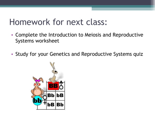 Sci 9 Lesson 3 April 4 - Introduction to Meiosis and Reproductive ...