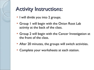 Sci 9 Lesson 3 Feb 25 - Ch 5.1 Cytokinesis, Checkpoints in the Cell ...