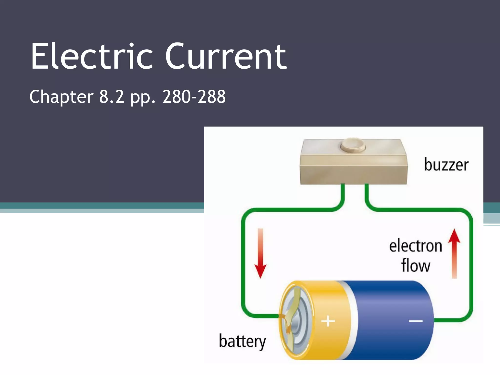 Sci 9 Lesson 5 May 11 - Electric Current | PPT