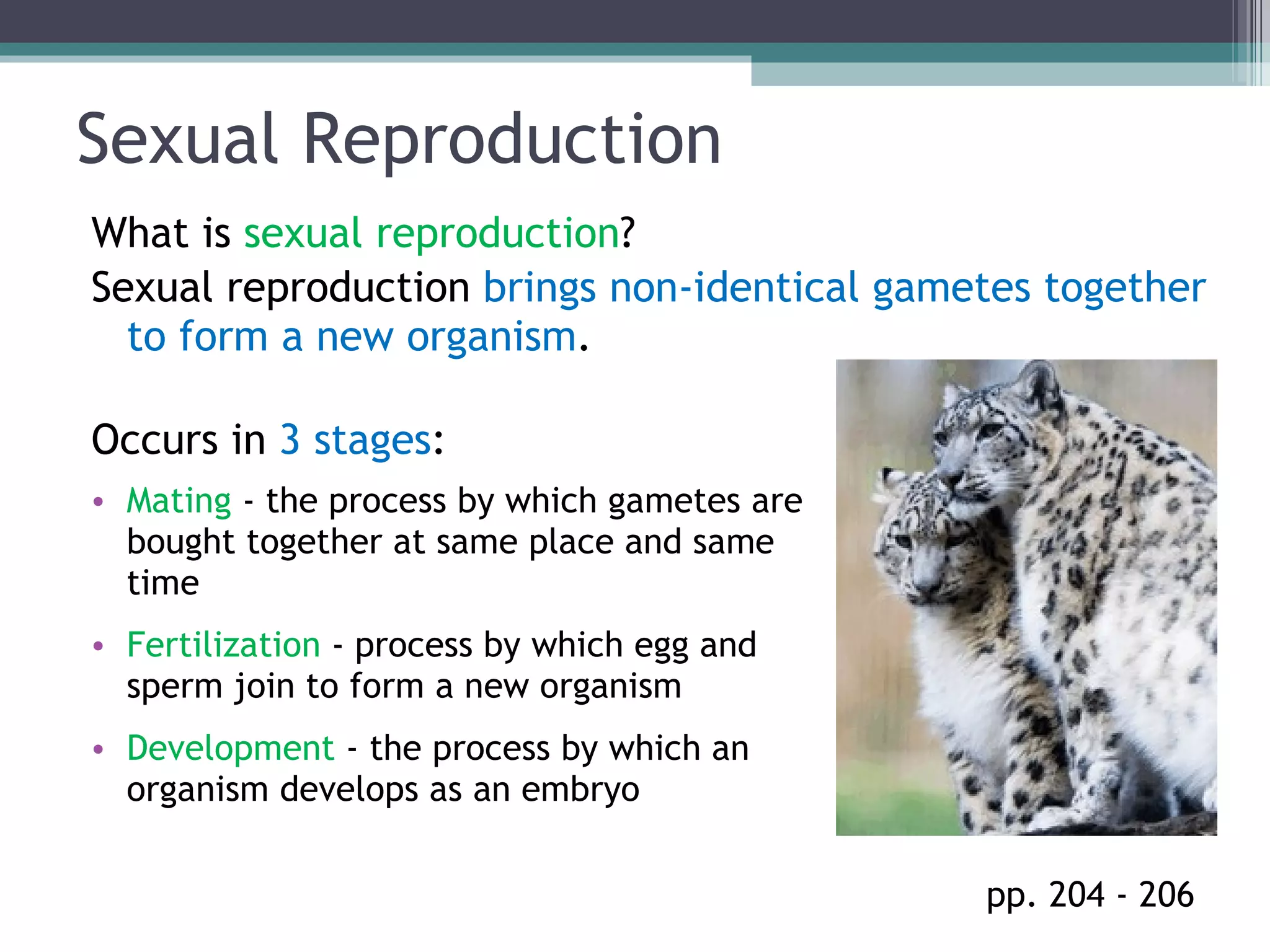 Sci 9 Lesson 6 April 12 - Sexual Reproduction | PPT