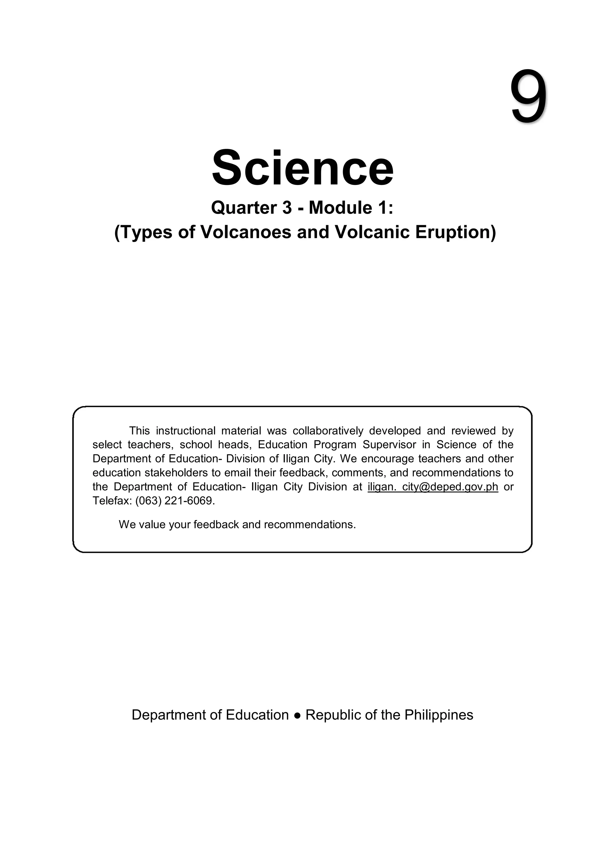 Sci9_Q3_Mod1_Types of Volcanoes and Volcanic Eruptions_Version3 (1).pdf