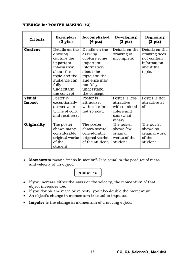 Module for Grade 9 for Asynchronous/Distance learning | PDF