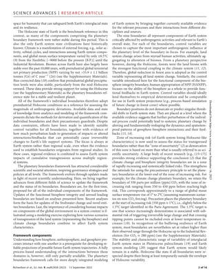 Science: Earth beyond six of nine planetary boundaries | PDF