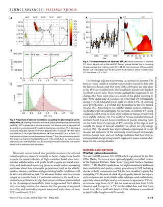 The emergence of heat and humidity too severe for human tolerance | PDF