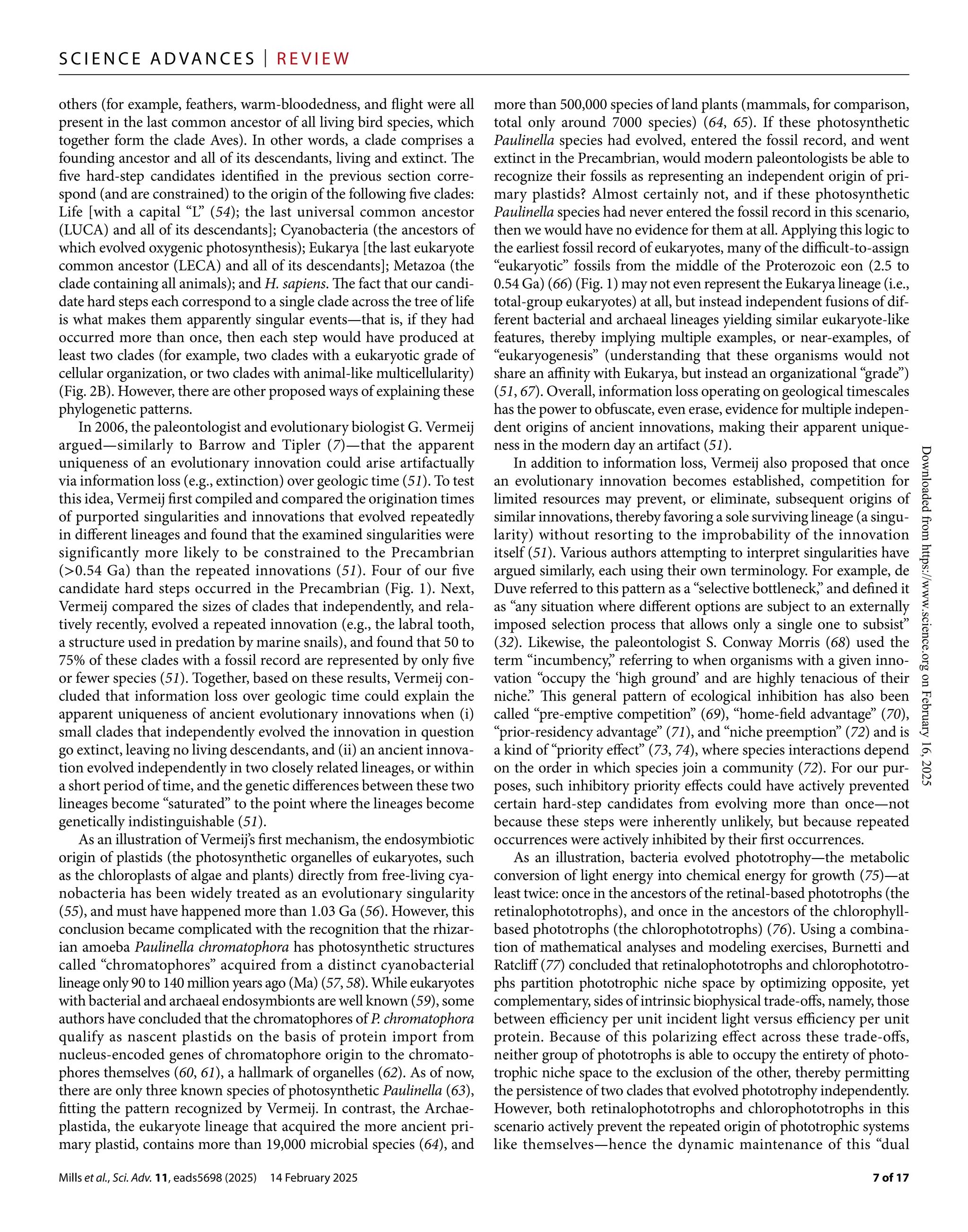 A reassessment of the “hard-steps” model for theevolution of ...
