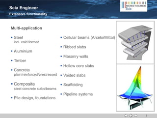 Scia Engineer, Supporting Structural BIM | PPTX | Desktop Publishing ...