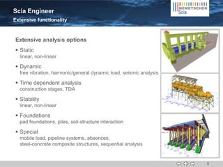Scia Engineer, Supporting Structural BIM | PPTX | Desktop Publishing ...