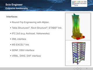 Scia Engineer, Supporting Structural BIM | PPT