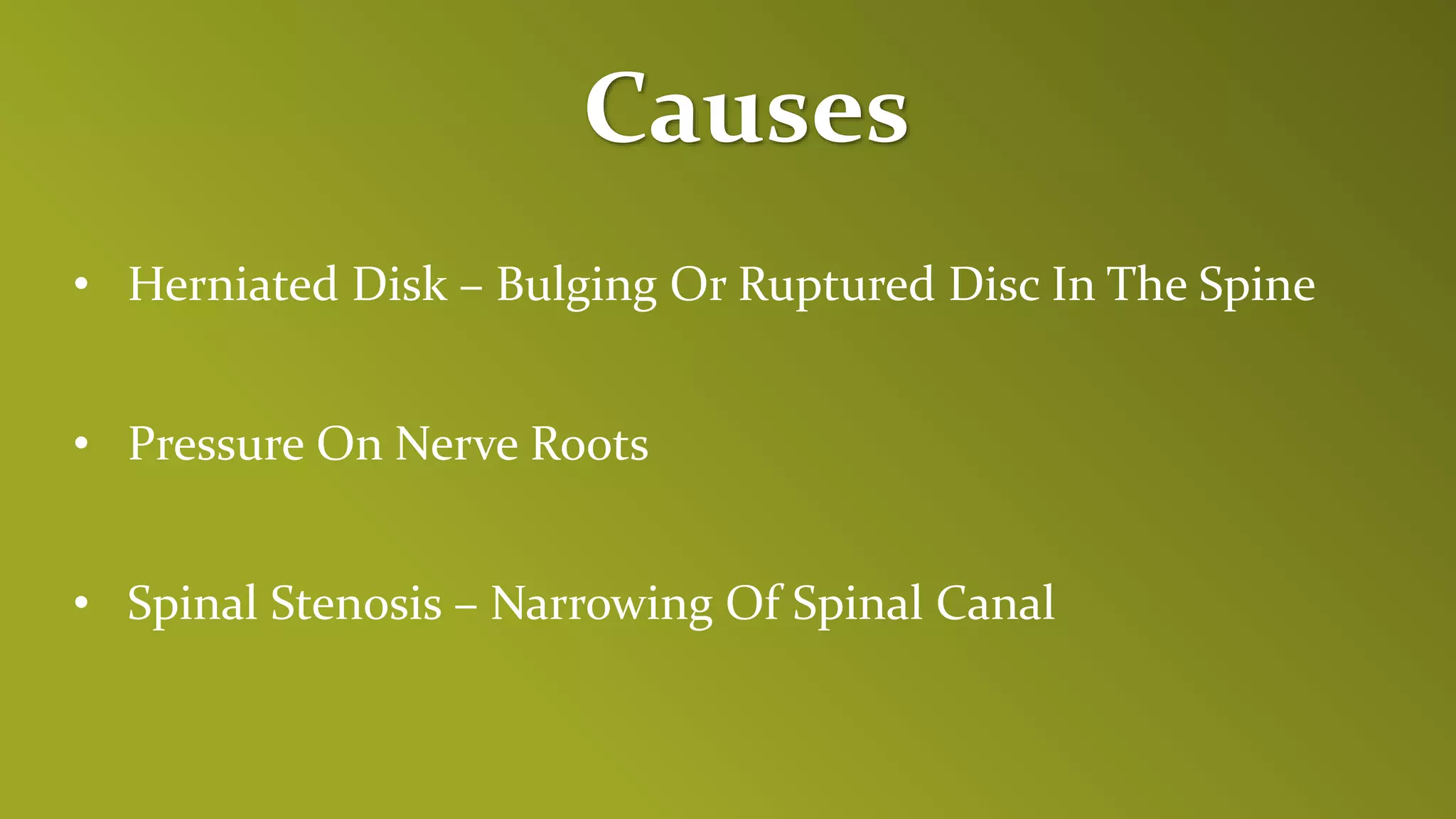 Sciatic Nerve Damage – Causes And Treatment | PPTX