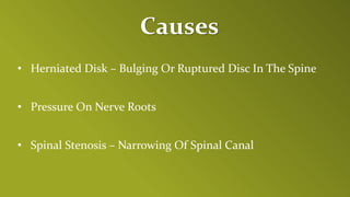 Sciatic Nerve Damage – Causes And Treatment | PPTX