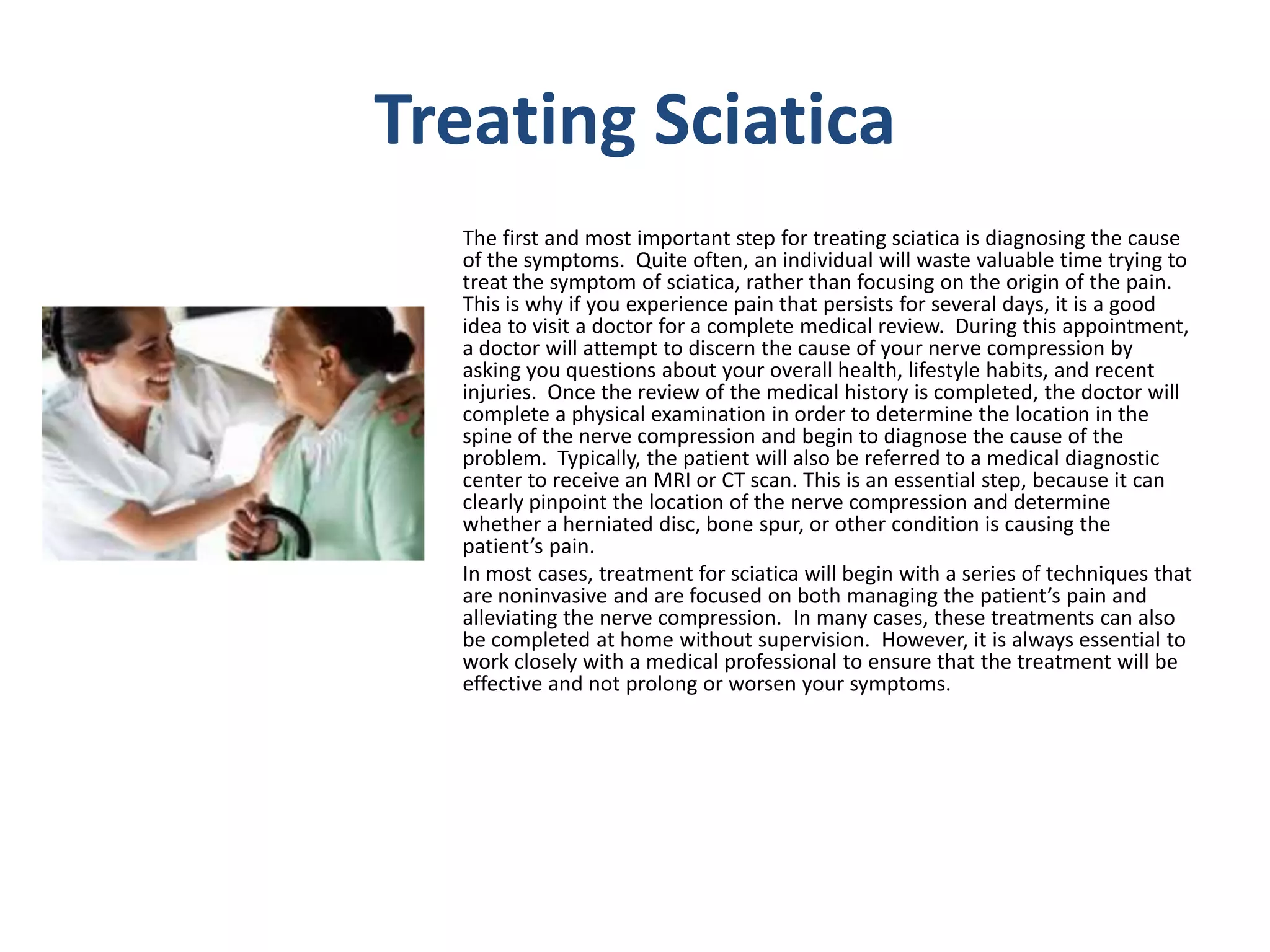 Understanding the Causes, Symptoms, and Treatments for Sciatica | PPTX