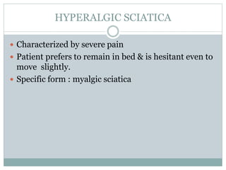 Sciatica | PPTX
