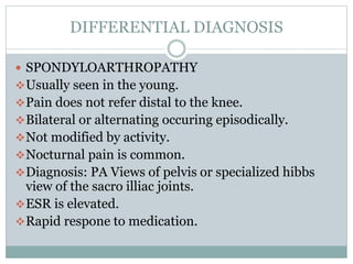 Sciatica | PPTX