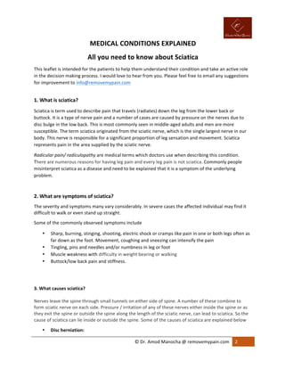Sciatica | PDF