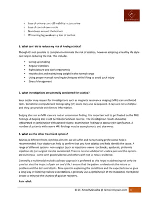 Sciatica | PDF