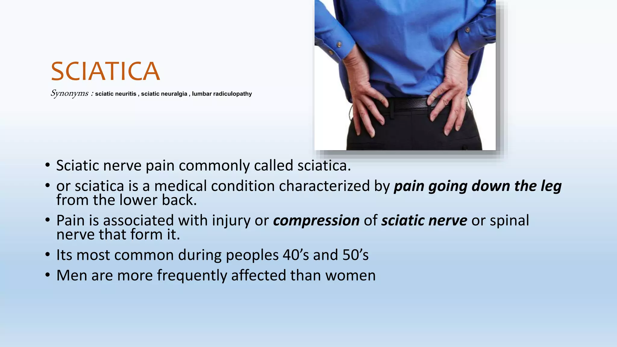 Sciatica | PPTX