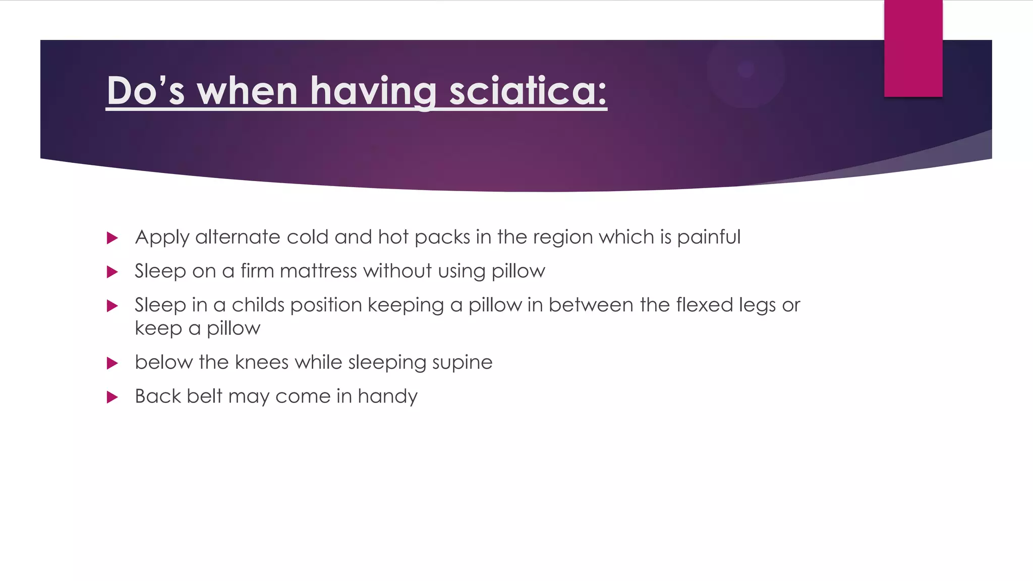 Sciatica | PDF