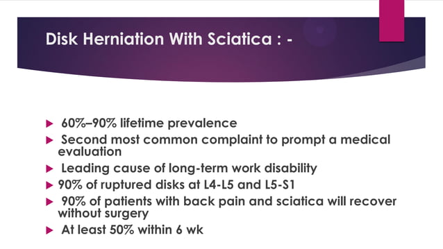 Sciatica | PDF