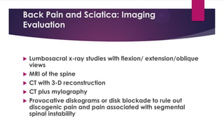 Sciatica | PDF