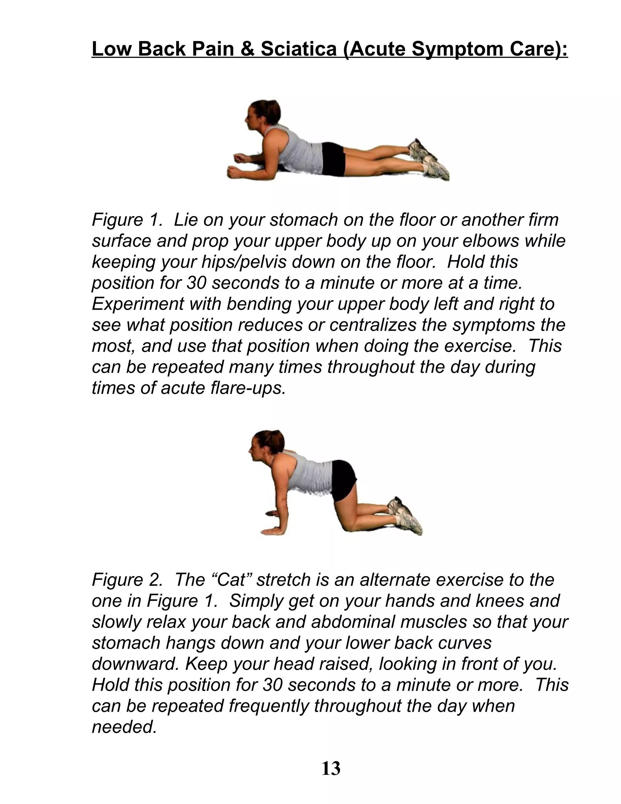 Sciatica Self Care | PDF