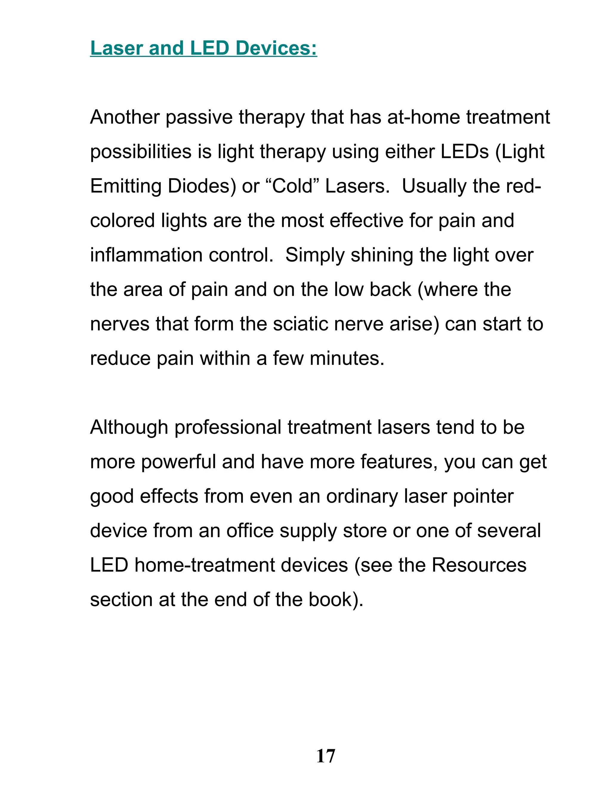 Sciatica Self Care | PDF
