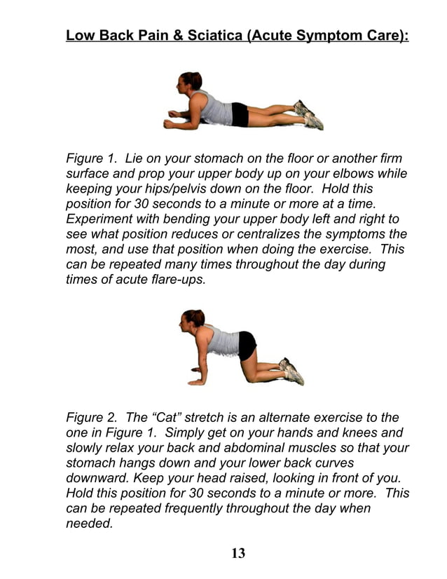 Sciatica Self Care | PDF