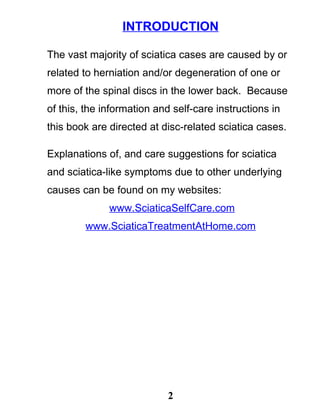 Sciatica Self Care | PDF | First Aid | Injuries