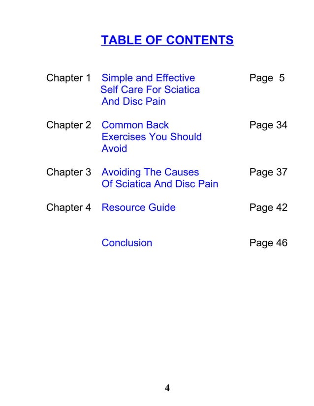 Sciatica Self Care | PDF