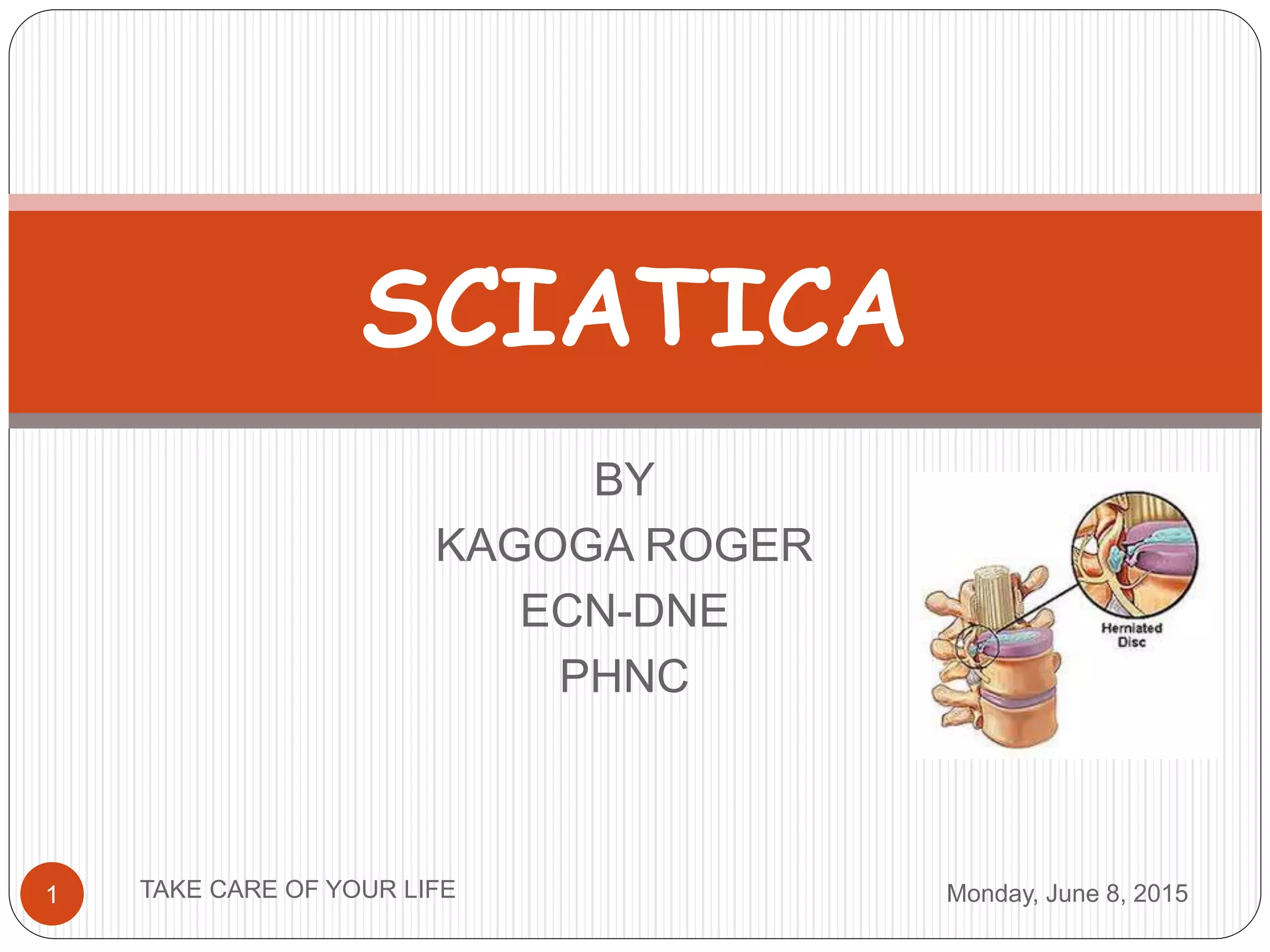 Sciatica | PPTX