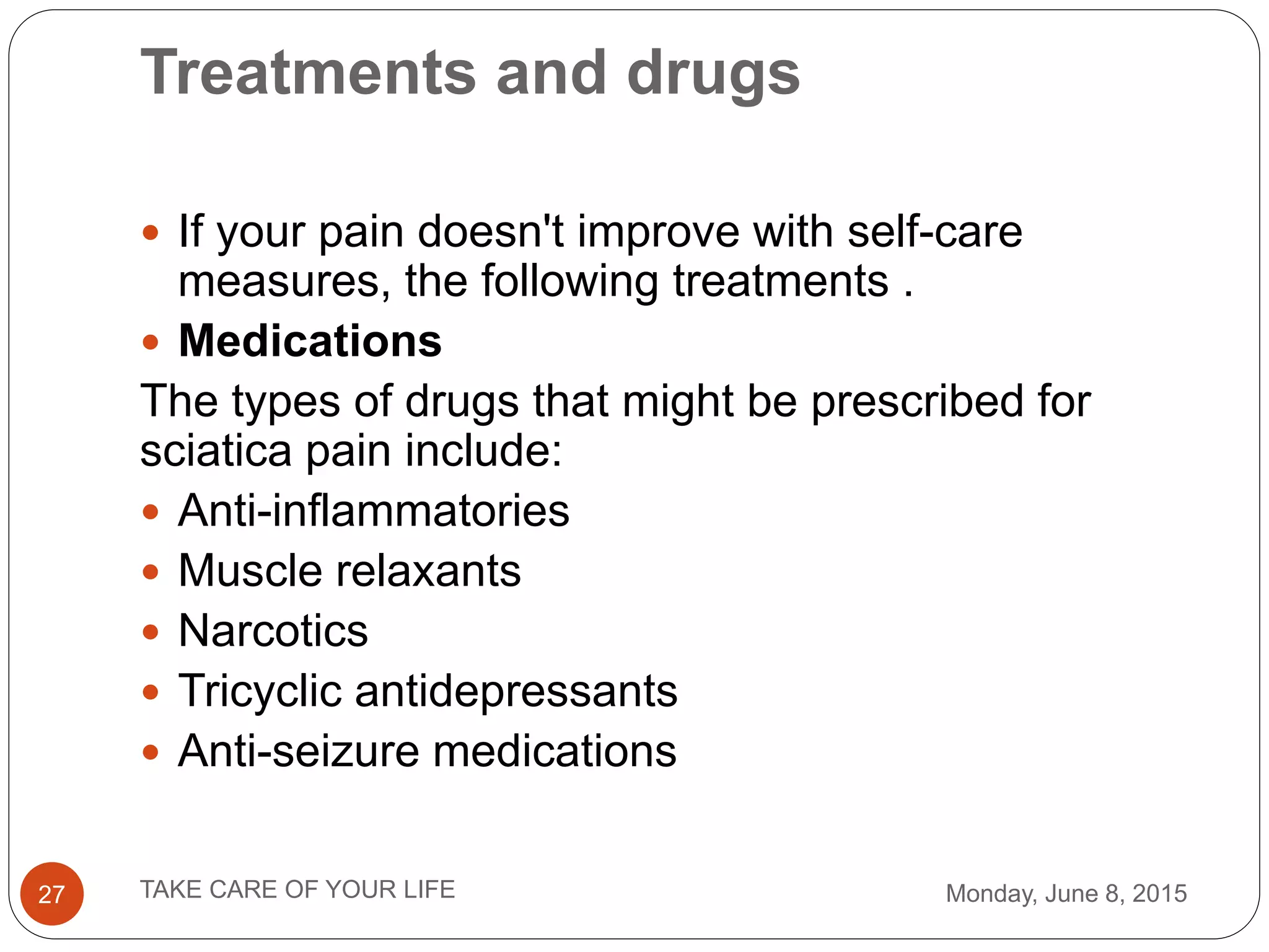 Sciatica | PPTX