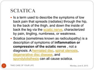 Sciatica | PPTX