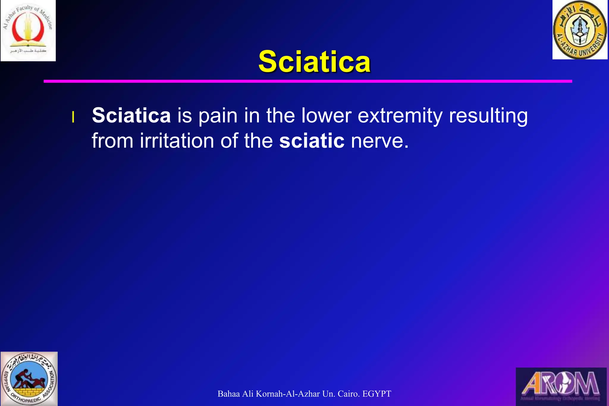 Sciatic conditions you treat conditions you refereed | PPT