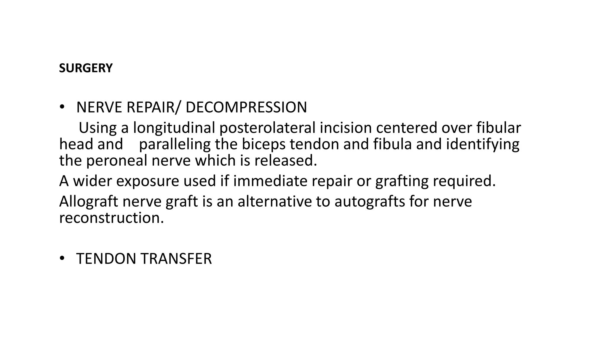 ANATOMY OF SCIATIC NERVE AND FOOT DROP | PPTX