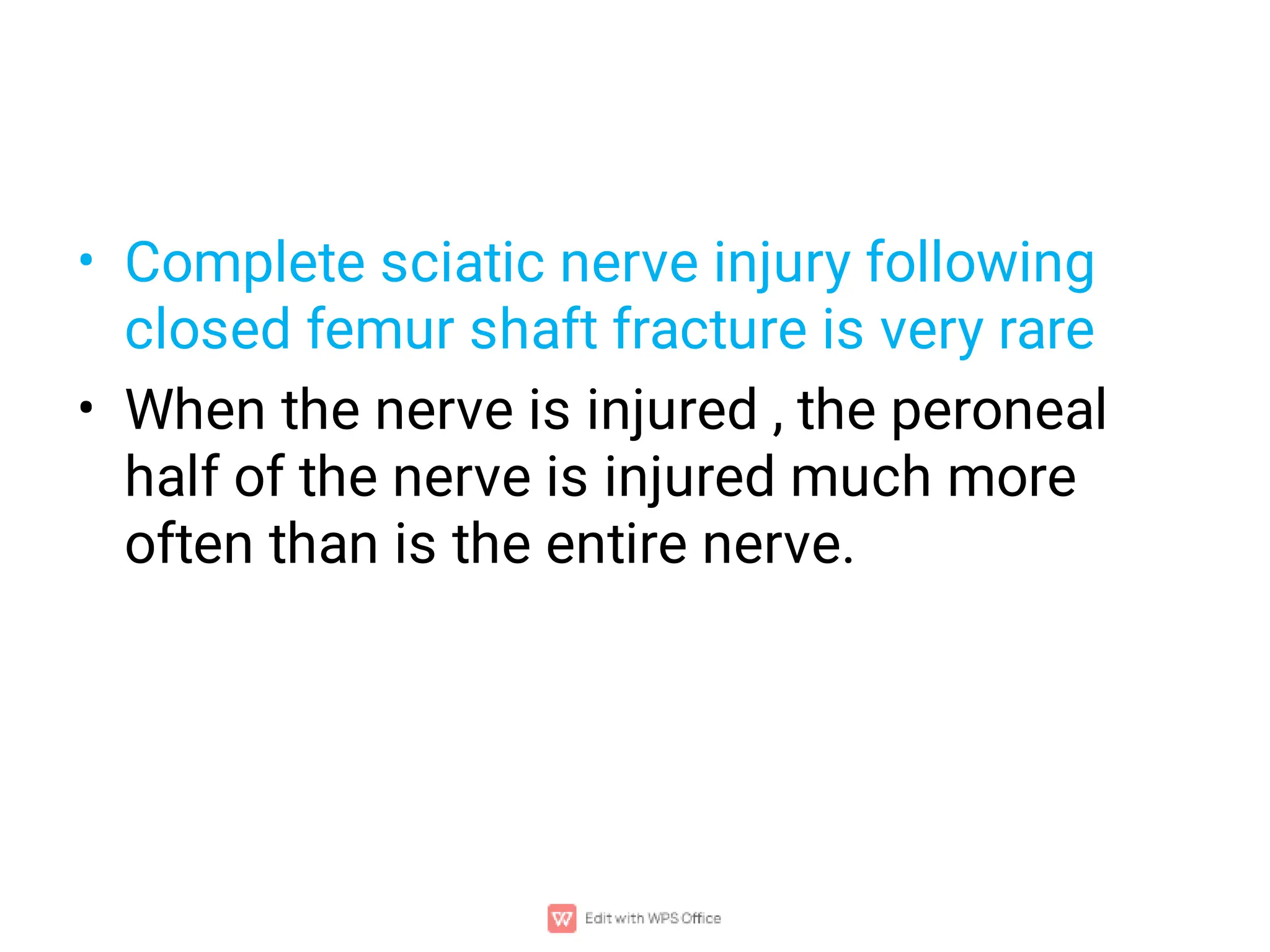 Sciatic nerve injury in femur shaft fracture.pdf | Death, Injury, or ...