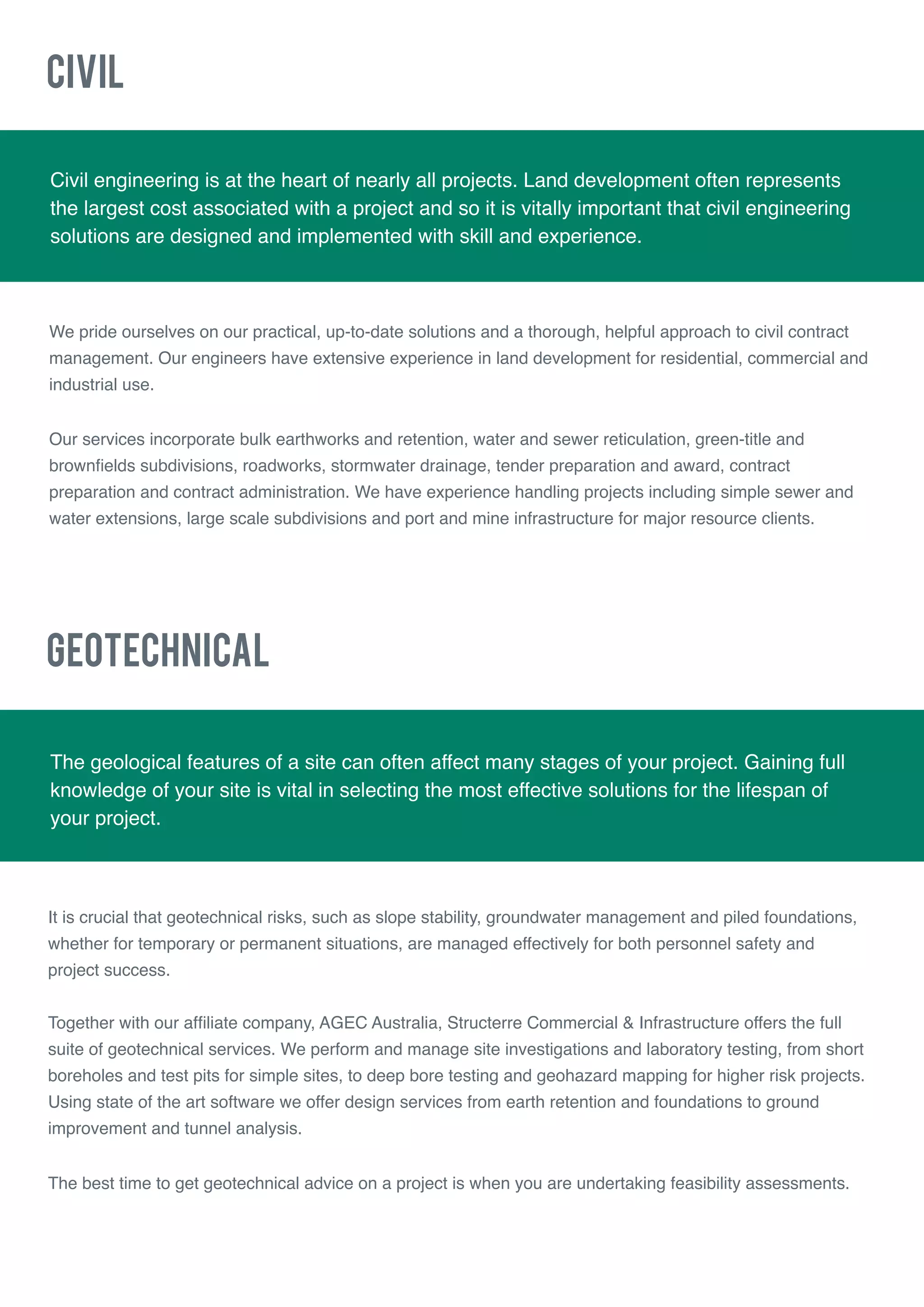 Structerre Commercial & Infrastructure | PDF