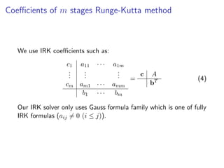 Talk at SciCADE2013 about "Accelerated Multiple Precision ODE solver base on Fully Implicit ...