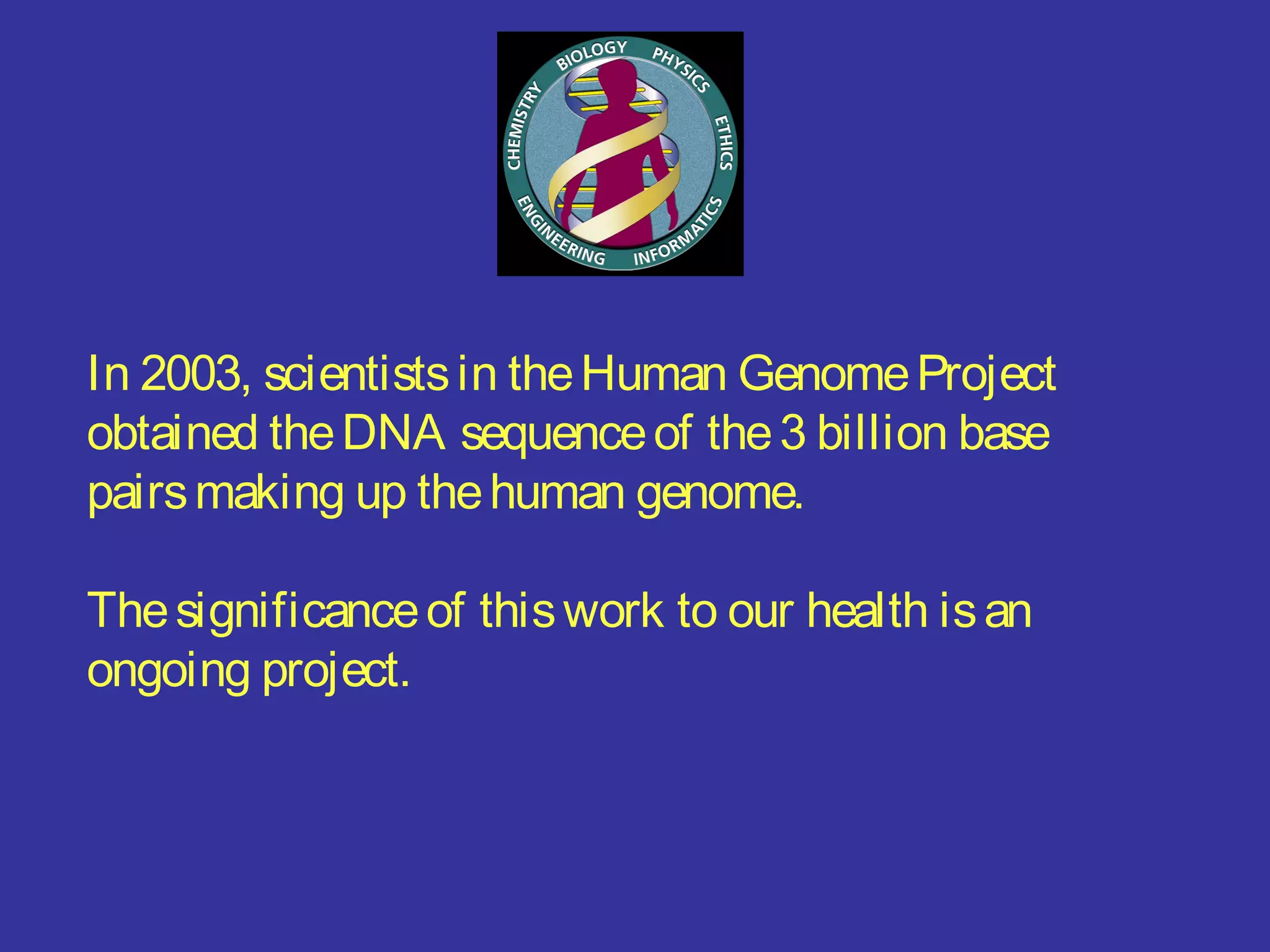 Sci cafe humangenome&health | PPT
