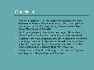 SciComm interview tips | PPT